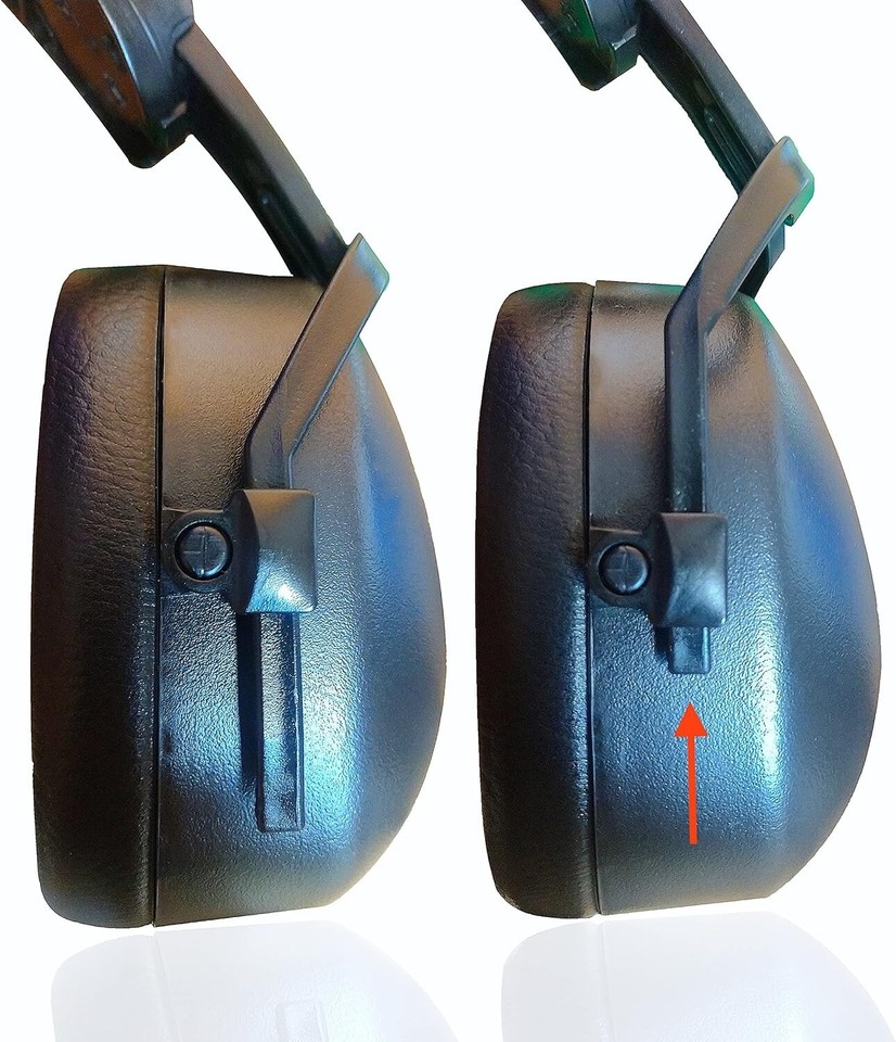 NEW BOXED DECIBEL DEFENSE Black 30db NRR EAR MUFFS SAFETY EAR ...