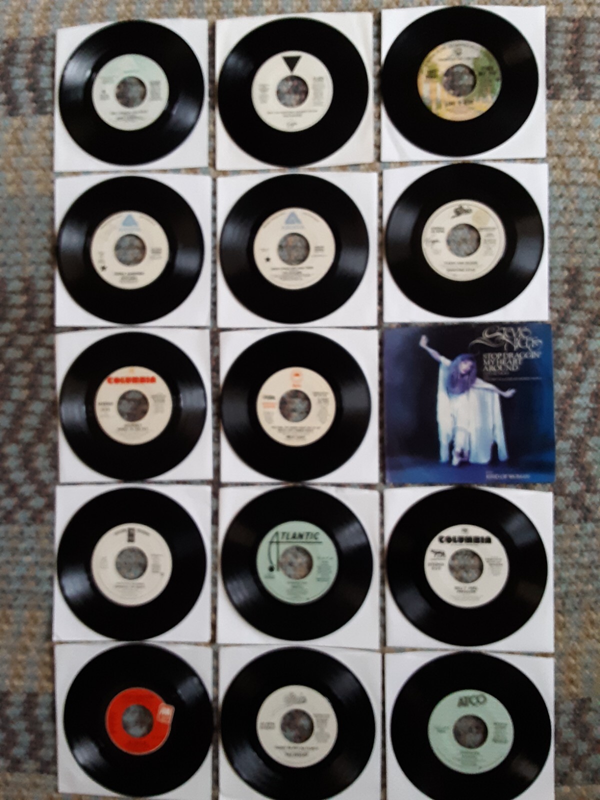 Lot Of 15 1970s-80s MOSTLY ROCK PROMO 45s JOURNEY MEAT LOAF STEVIE ...