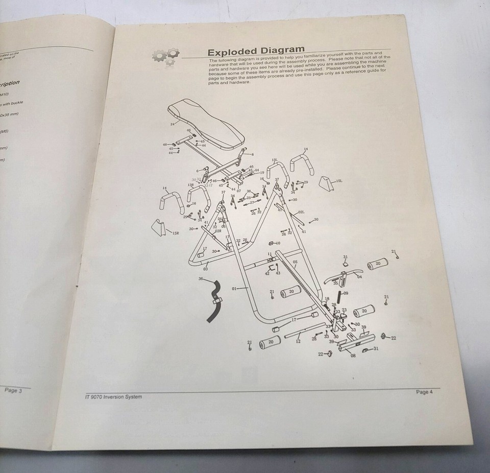 Body Champ IT 9070 Gravity Inversion System Owner's Manual | eBay