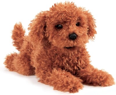 Folkmanis Toy Poodle Puppy Hand Puppet, Brown | eBay