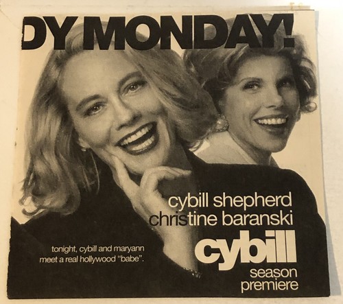 Cybil Tv Guide Vintage Print Ad Cybil Shepherd Christine Baranski Tpa14 ...