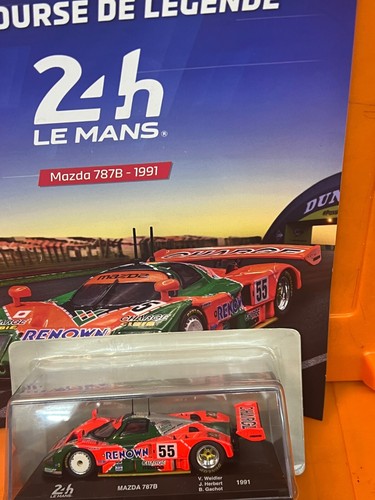 IXO COLLECTIONS 1/43 24H LE MAN N°15 LE MANS MAZDA 787B -1991 NEUF ...