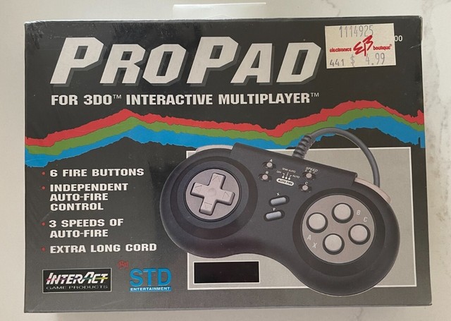 ProPad Controller for Panasonic 3do Interactive Multiplayer Pro Pad for ...
