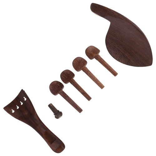 1 Set 44 Violin Spare Wooden Tailpiece Peg Kit Violin Fittings ...