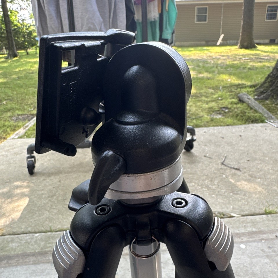Manfrotto 3001D Tripod 390RC Head Bogen 3009 Mini Ball Head | eBay