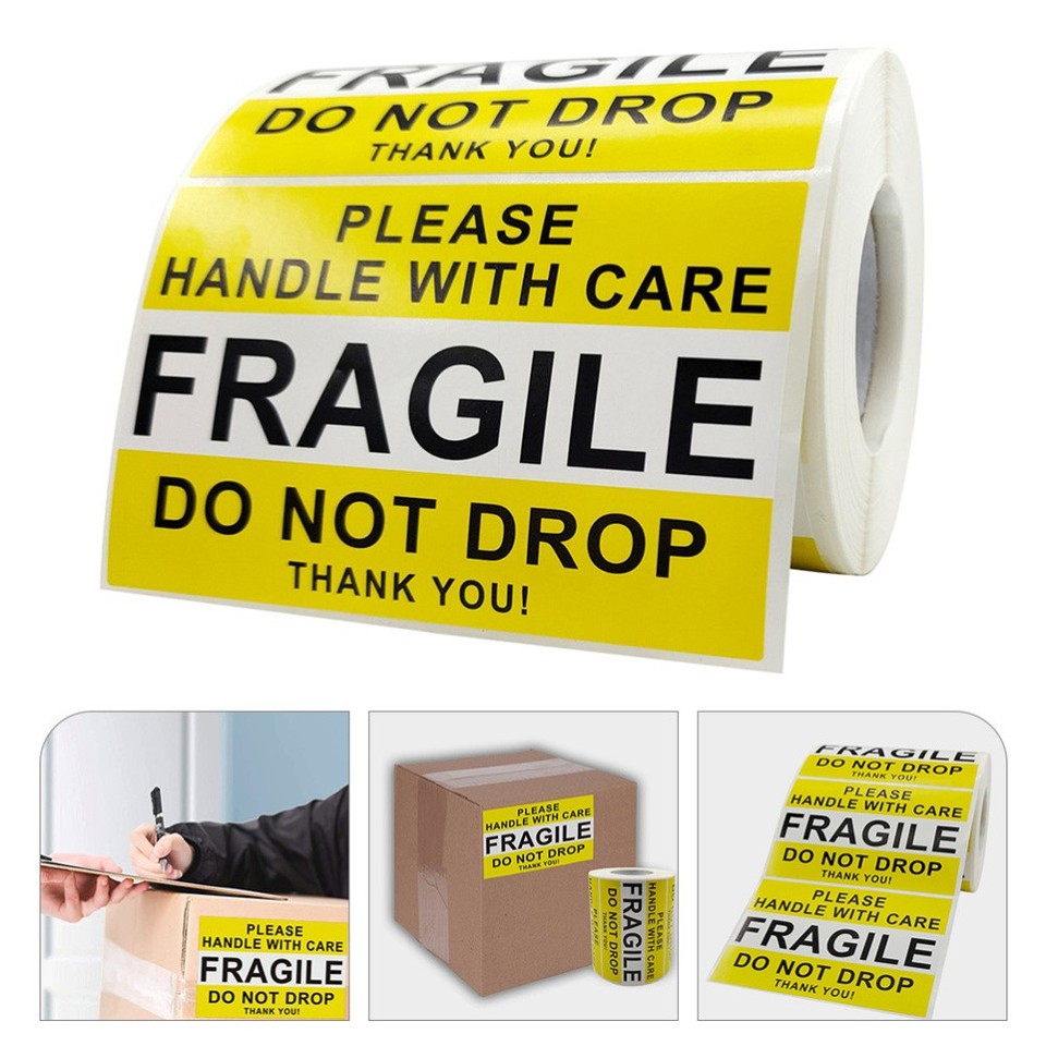 Packing Box Labels for Moving Fragile Handle with Care Please Stickers ...