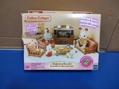 Calico Critters Comfy Living Room Set NEW, Over 20 Pieces | eBay