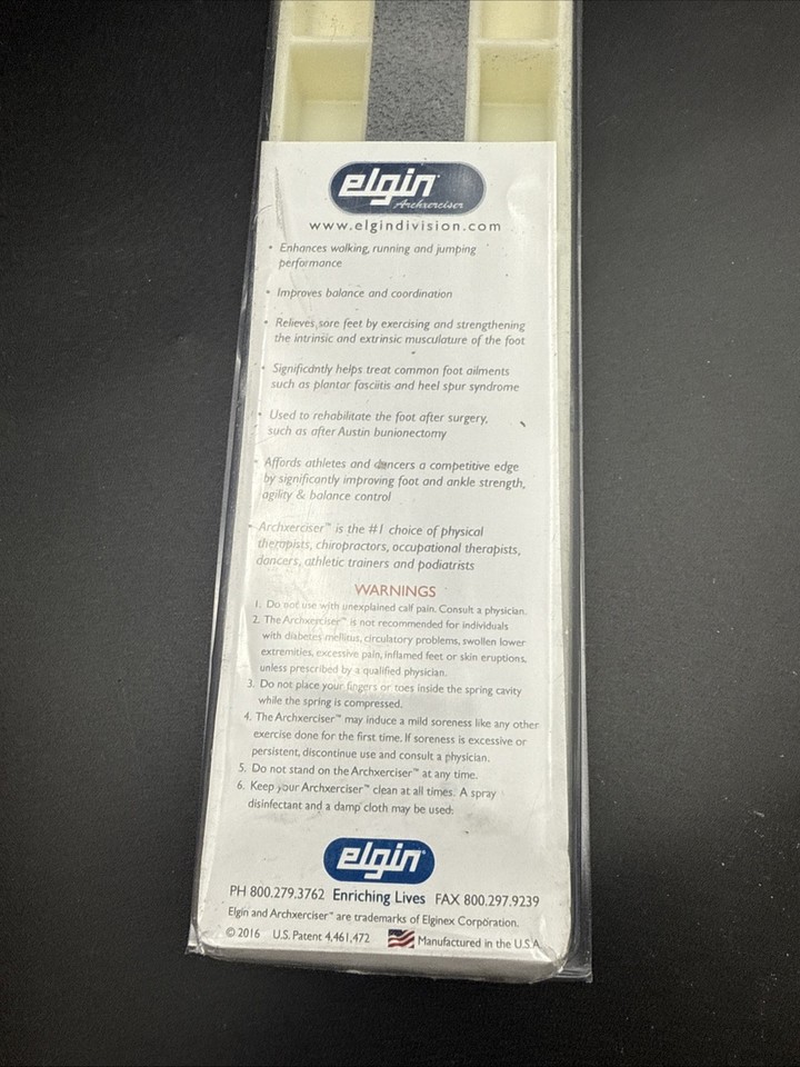Elgin Archxerciser Foot Exerciser Care Walking Trainer, Plantar ...