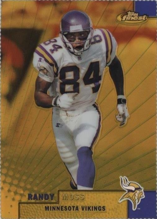 1999 Topps Finest - Randy Moss #50 Gold Refractor Die-Cut /100 for sale ...