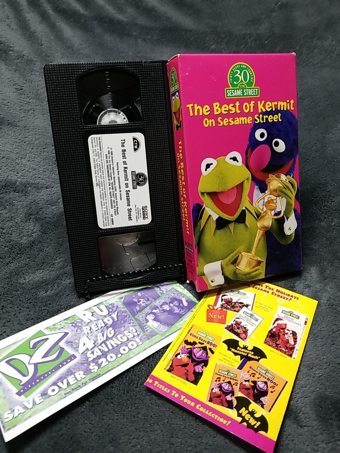 Sesame Street - The Best of Kermit the Frog (VHS, 1998) 30 Years ...