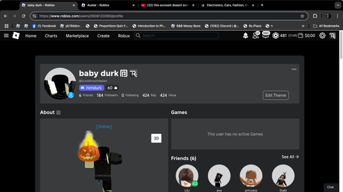 Headless , Korblox , Stacked Account With Rare Offsales for Cheap ! DC ...