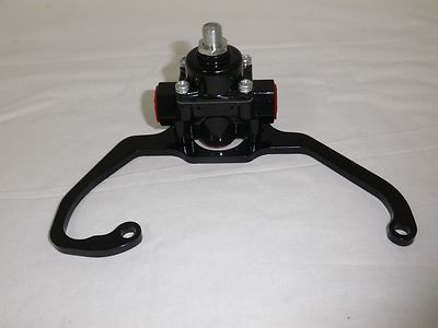 HOLLEY FUEL REGULATOR MOUNTING BRACKET BLACK + BLACK REGULATOR 4150 ...