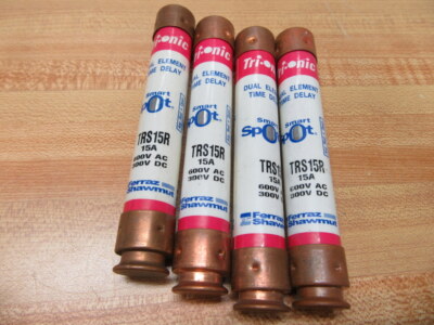 Gould Shawmut Ferraz TRS15R Fuse Cross Ref 4YZL3 Smart Spot (Pack of 4 ...