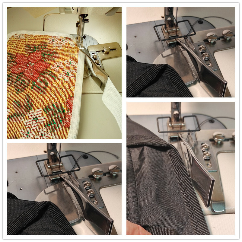 2 Set Raw Edge Plain Tape Binding Attachment Single Fold #A4 For Janome ...