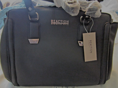 Kenneth Cole Reaction Womens Handbag Black Franny Satchel New w/ Tags ...