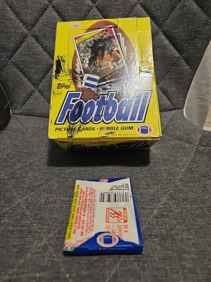 1 Unopened 1984 TOPPS FOOTBALL Wax Pack poss Elway Marino RC from Full ...