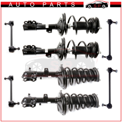 Front & Rear Complete Struts & Sway Bar End Links For 2004 2005 2006 ...