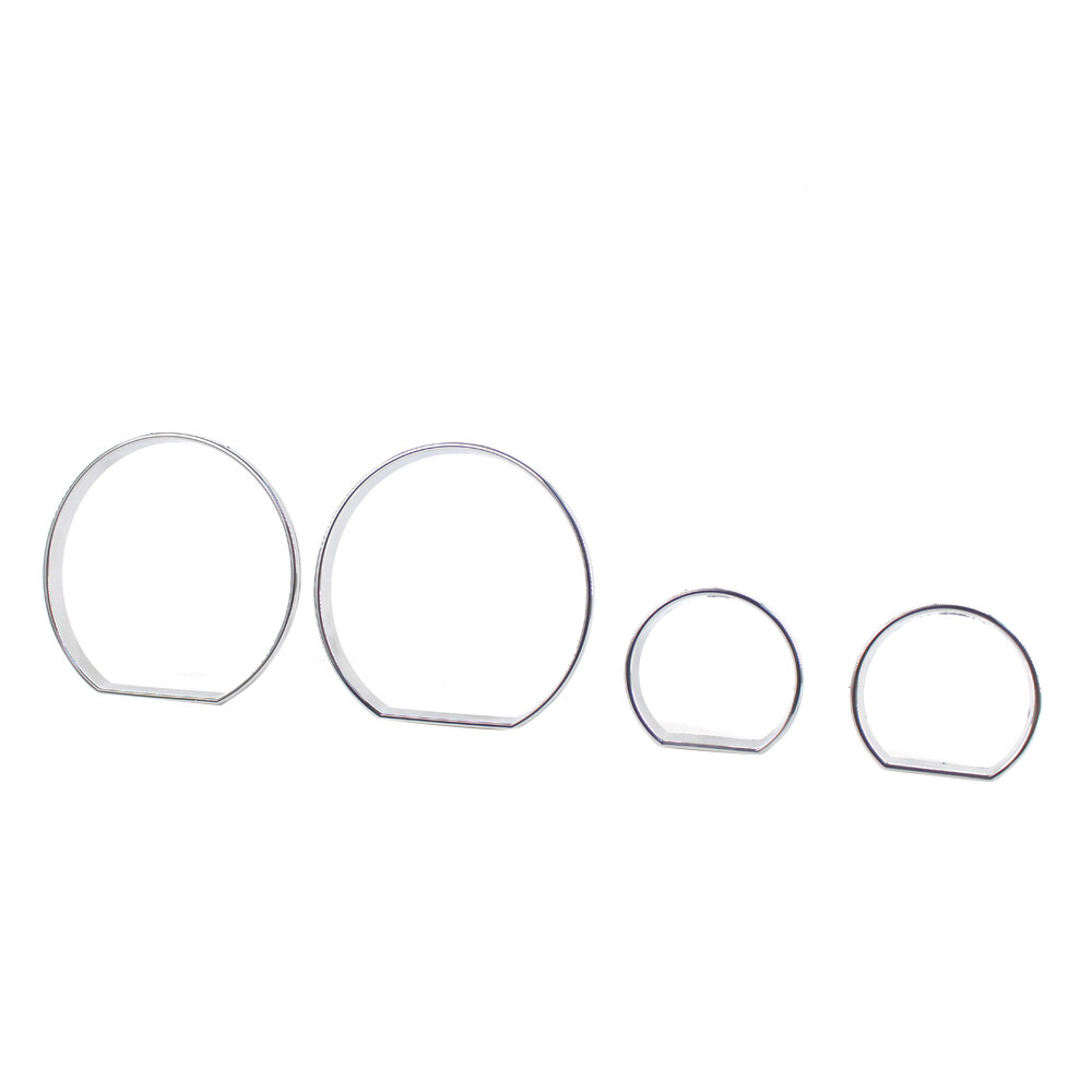 Chrome Gauge Cluster Dashboard Bezel Rings Trim Dial Rings Bezel T0T1 ...