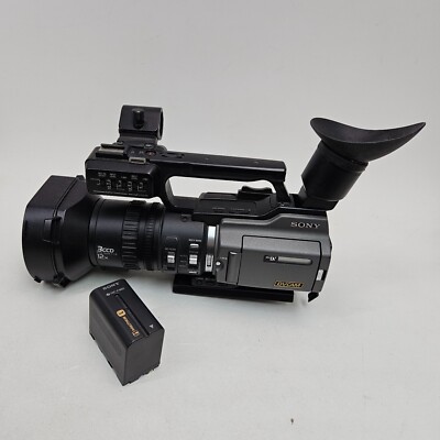 Sony DSR-PD170 3 CCD MiniDV Camcorder 12x Optical Zoom Tested Perfect ...