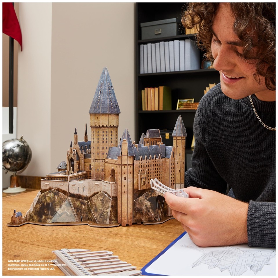 4D Build Hogwarts Castle 3D Puzzle 209 Pieces Harry Potter Decor Gift ...