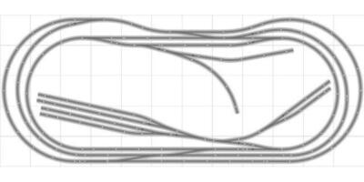 Bachmann E-Z Track Train Layout #034D Train Set HO Scale 5' X 12' DCC ...