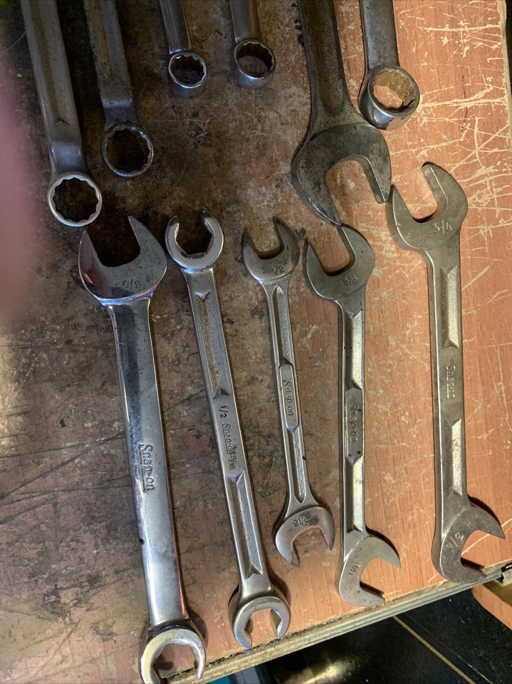 ASSORTED LOT OF (11) VINTAGE SNAP ON WRENCHES | eBay