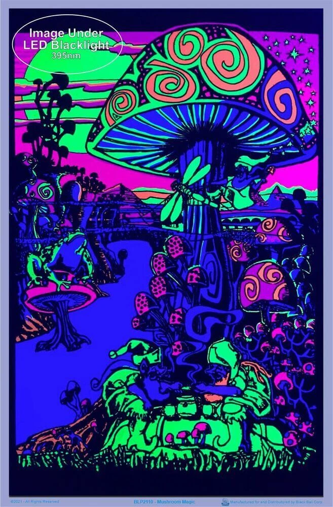 Psychedelic Black Light Posters