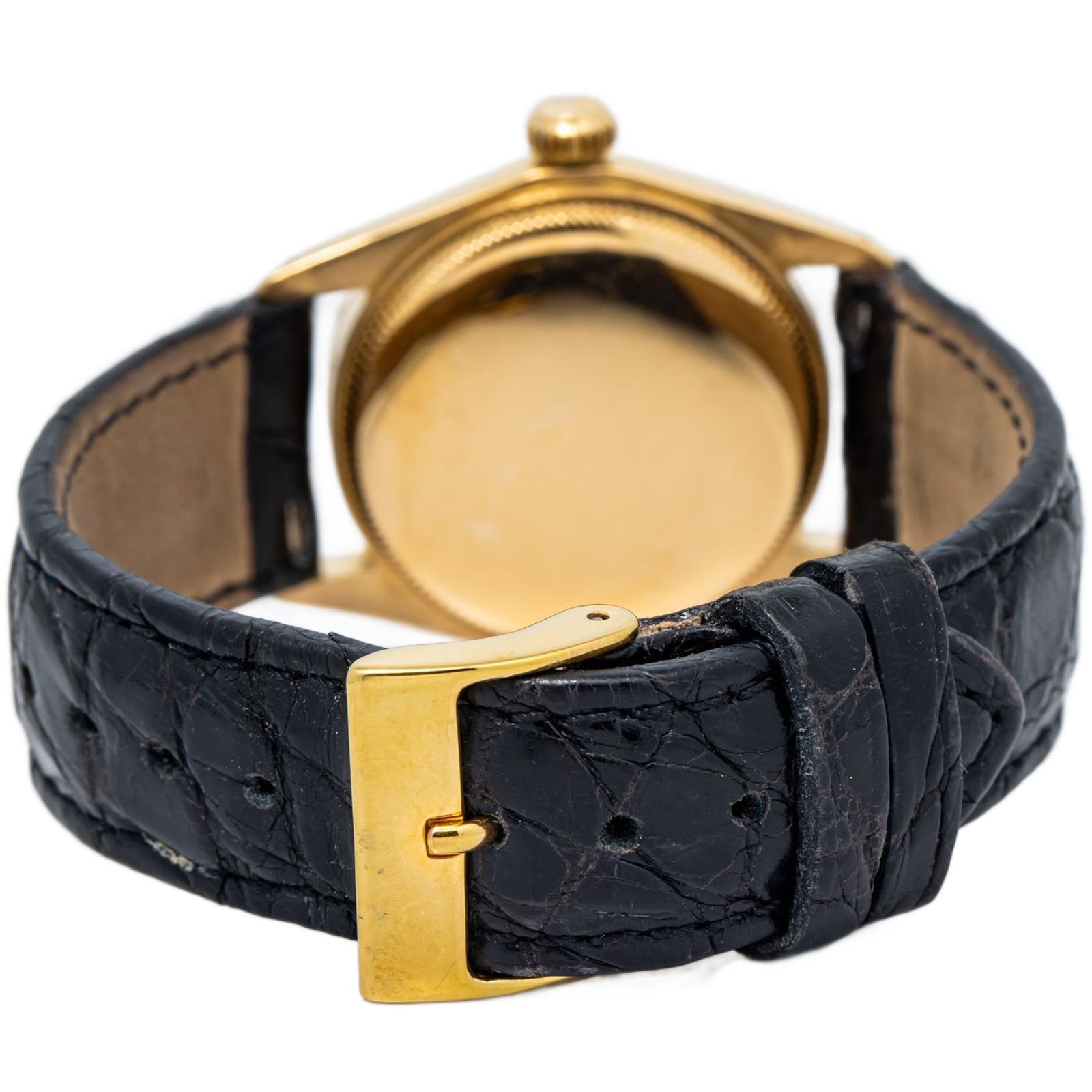 Rolex Oyster Perpetual 6551 18K YG Champagne PINBALL Dial Auto Unisex ...