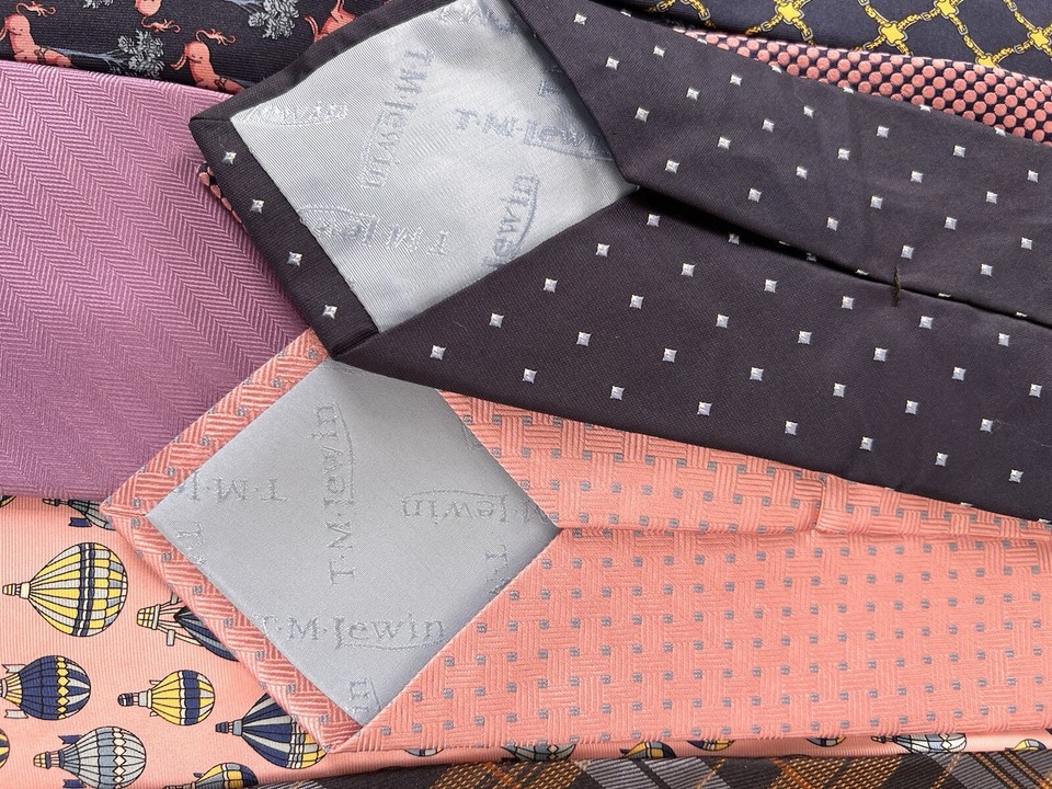 12 x TM Lewin 100% Silk ties | eBay UK