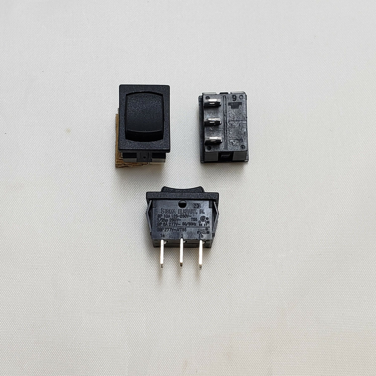 2D-27 SIGMA SWITCHES REPLACEMENT SWITCH SPDT BLACK ON OFF ON | eBay