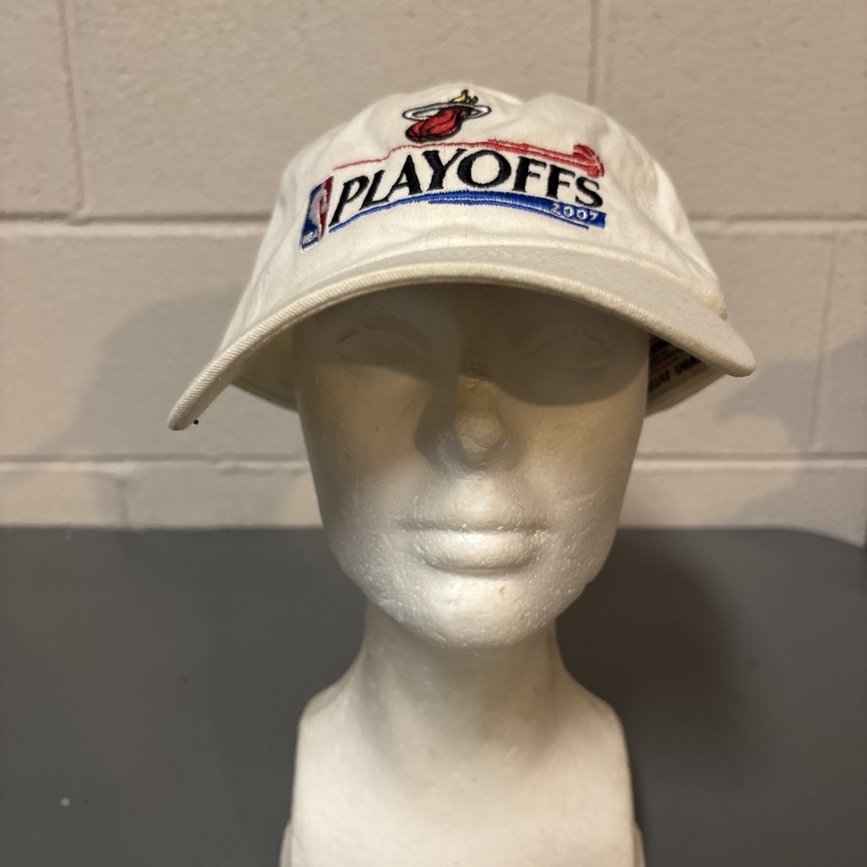 NWT 2007 NBA Playoffs Miami Heat Baseball Twins Cap Adjustable Hat OSFA ...