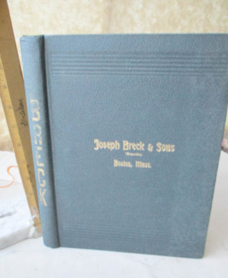 JOSEPH BRECK & SONS,BOSTON MASS. AGRICULTURAL CATALOG,1900,Illust | eBay