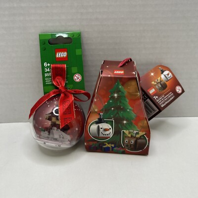 LEGO Christmas Reindeer & Snowman Two NEW Sets 854050 854038 | eBay