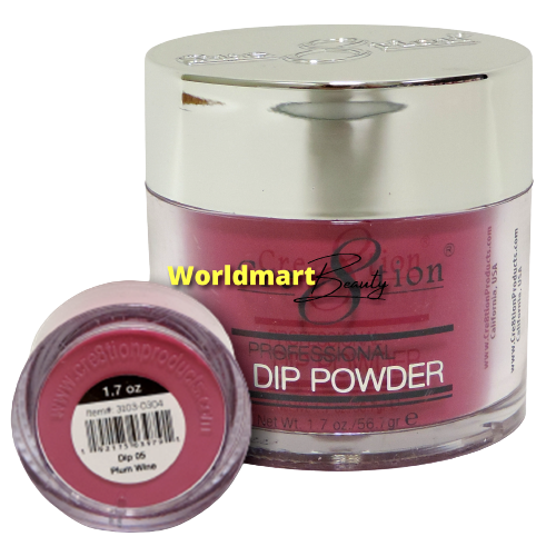 Cre8tion Dip Powder Polish Acrylic Powder 1.7oz-56.7g Color Dip 05 ...