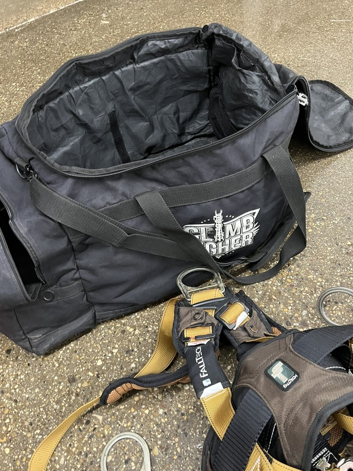 GME Supply Tower Climbing Kit FallTech Harness Bolt Bags Yoke Petzl ...