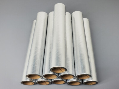 10pc Fireworks Paper Cardboard Tubes 3/4" x 6" x 1/8" Silver Thick ...