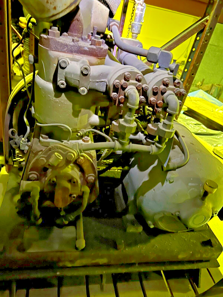 WWII US NAVY HIGH PRESSURE AIR COMPRESSOR START AIR FOR CLEVELAND ...