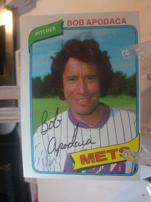 1980 Topps Baseball Card #633 - Bob Apodaca - New York Mets (95728) | eBay