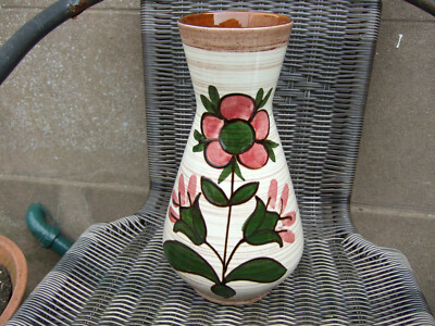 Vintage Floral Pottery Vase Austria 1218-29 | eBay