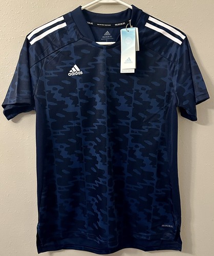 Adidas Primeblue Contivo 21 Soccer Jersey Blue Camo Women’s Size Large ...