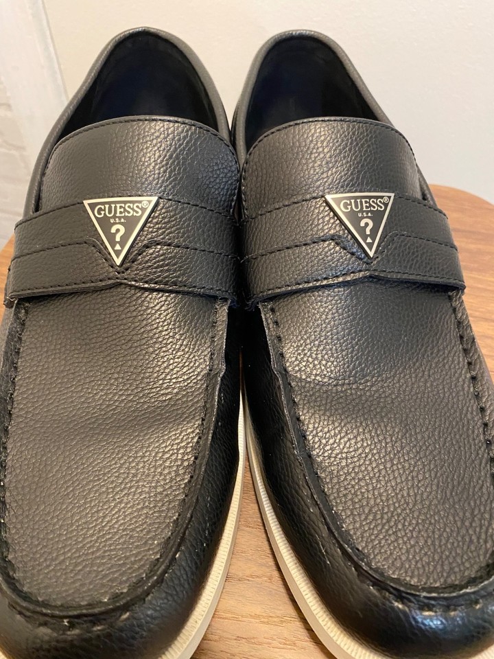 Guess Men's Hemmer Square Toe Slip On Dress Loafers, Size 10 preppy ...
