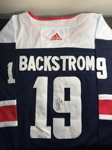 Nicklas Backstrom Nick Signed Autographed Capitals Jersey BAS COA ...