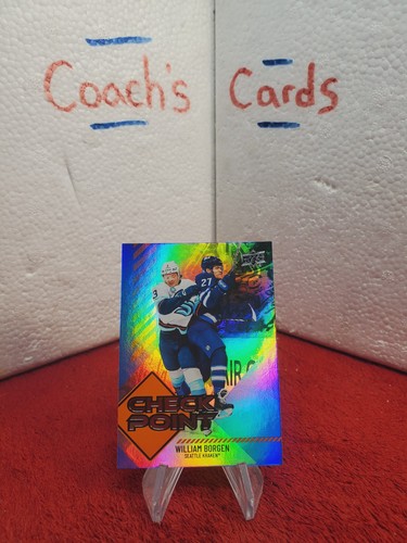 2024 Upper Deck NHL CHECK POINT William Borgen #CP-20 Seattle Kracken ...