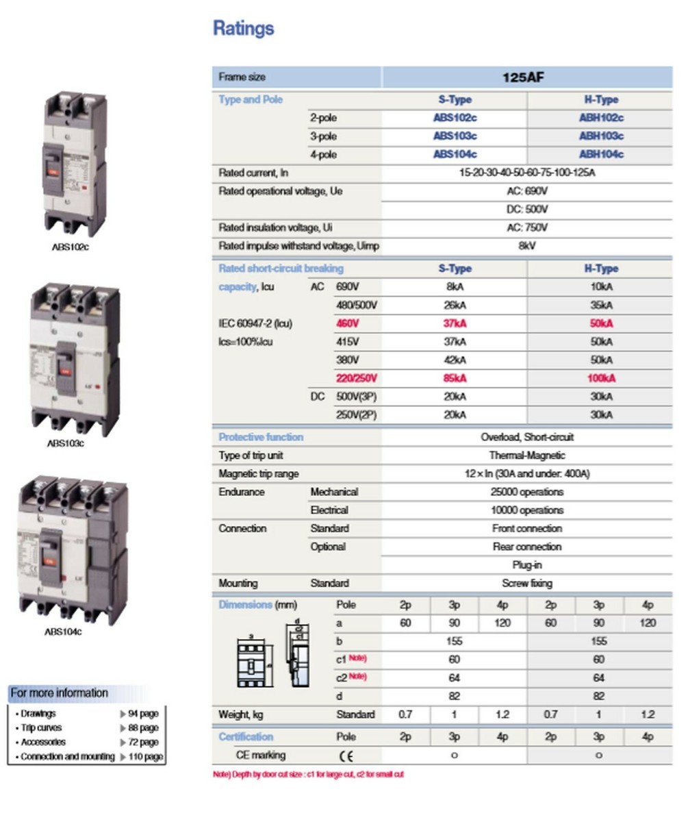 Schneider 100a Mccb Dimensions Pdf - Infoupdate.org