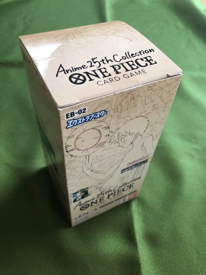 One Piece TCG EB02 EB-02 Extra Booster Anime 25th Collection box ...