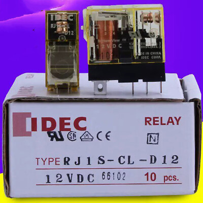 10Pc New IDEC RJ1S-CL-D12 12vdc Intermediate Relay Free ship #YP1 | eBay