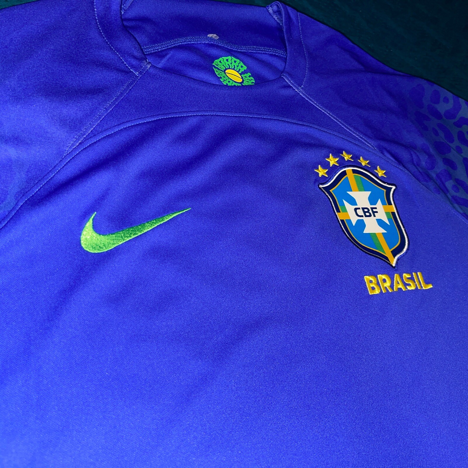 Nike Dri-Fit Brazil National Team Away Soccer Jersey DN0678-433 Men’s ...