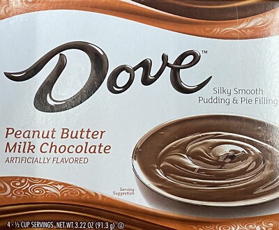 Dove Peanut Butter Milk Chocolate Silky Smooth Pudding & Pie Filling ...