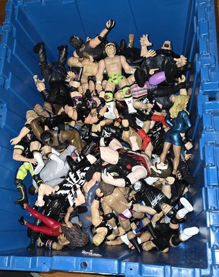 Amazing Huge 200pc+ Lot WWE WCW Action Figures JAKKS Mattel Accessories ...
