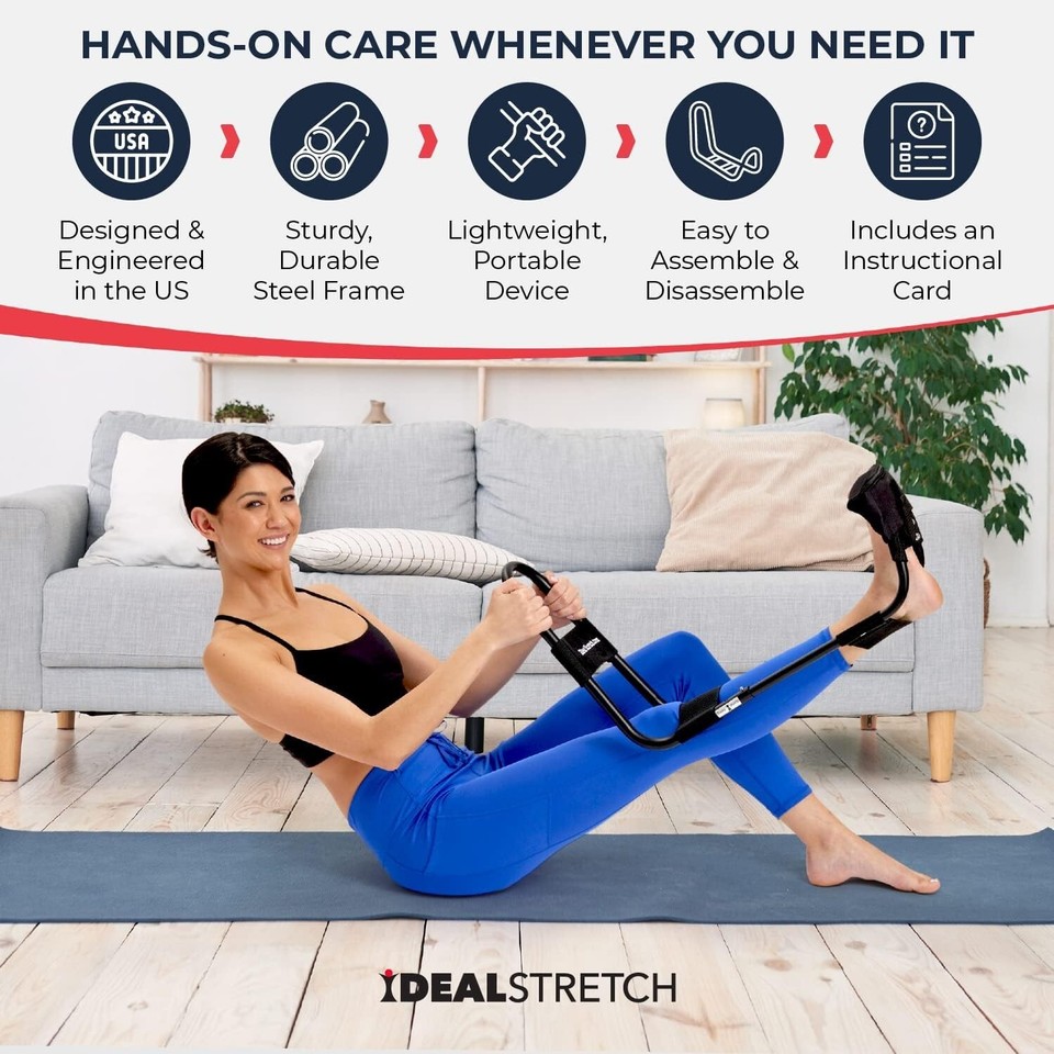 Original Hamstring Stretcher Device Calf Reduces Pain Provides Deep ...